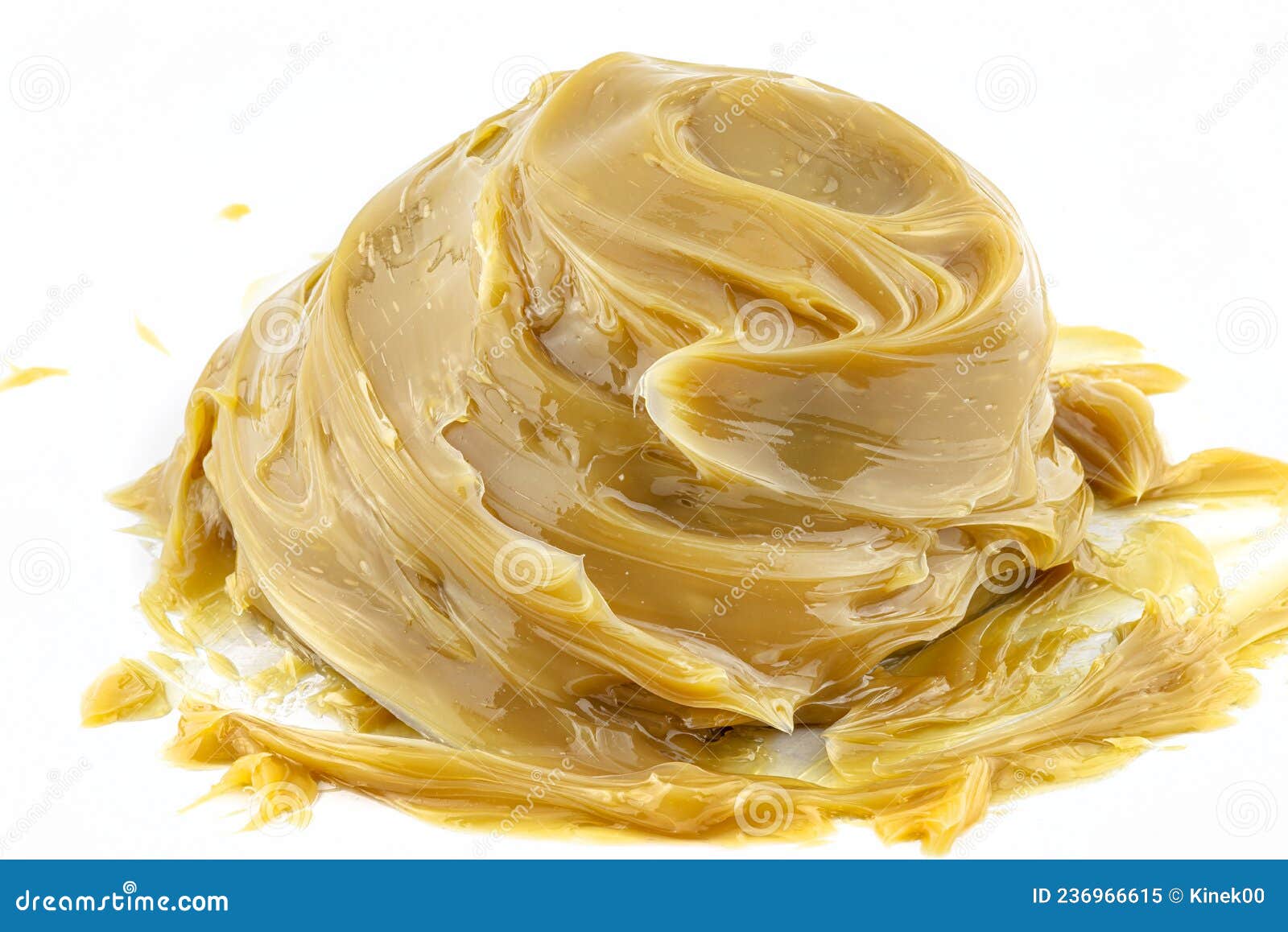 Macro Photo of Pile of Machine Grease, Isolated on White Background ...