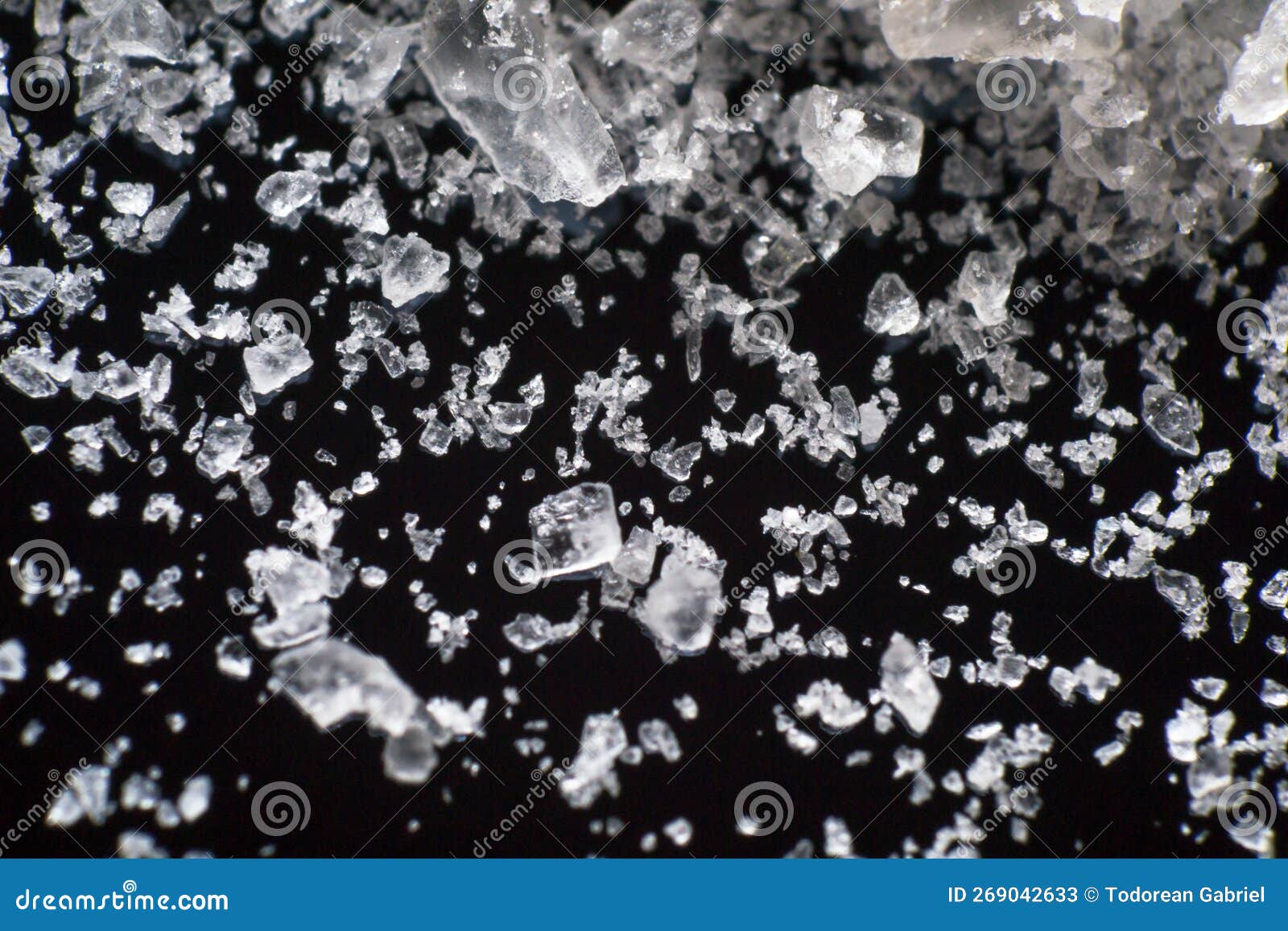 Macro Photo of Salt Crystal Stock Image - Image of closeup, background ...