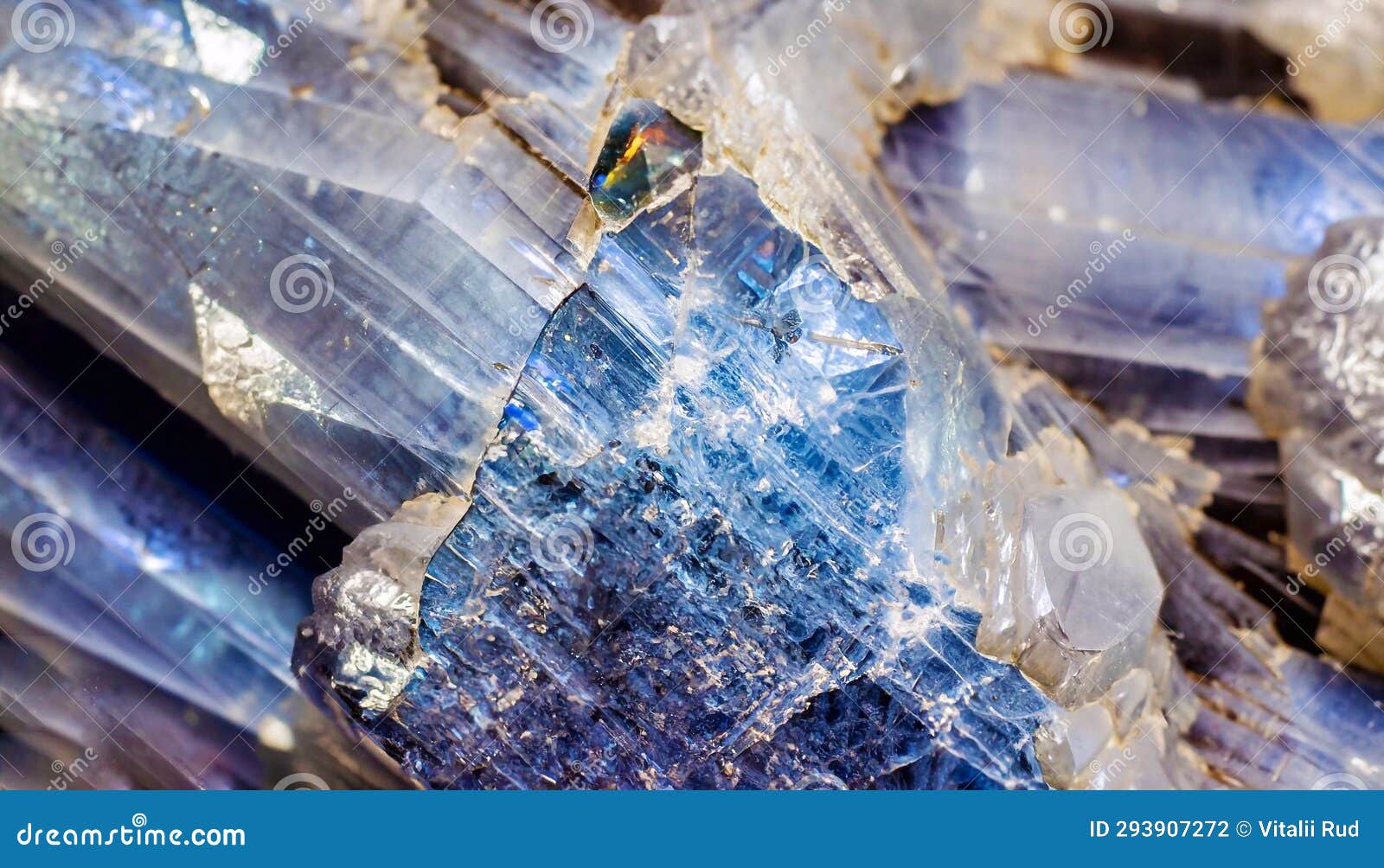 Macro Photo of Sapphire Texture with Crystal Structure Stock Photo ...