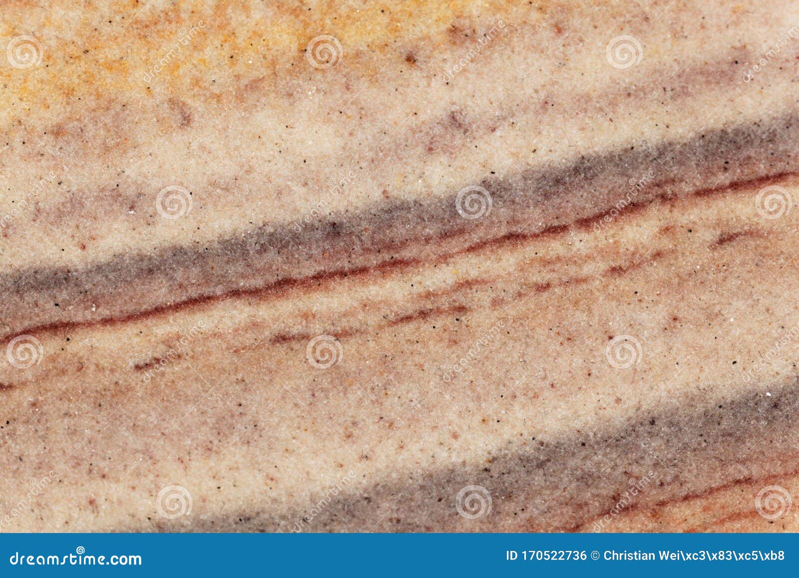 Macro Photo of a Rainbow Sandstone from India Stock Photo - Image of ...