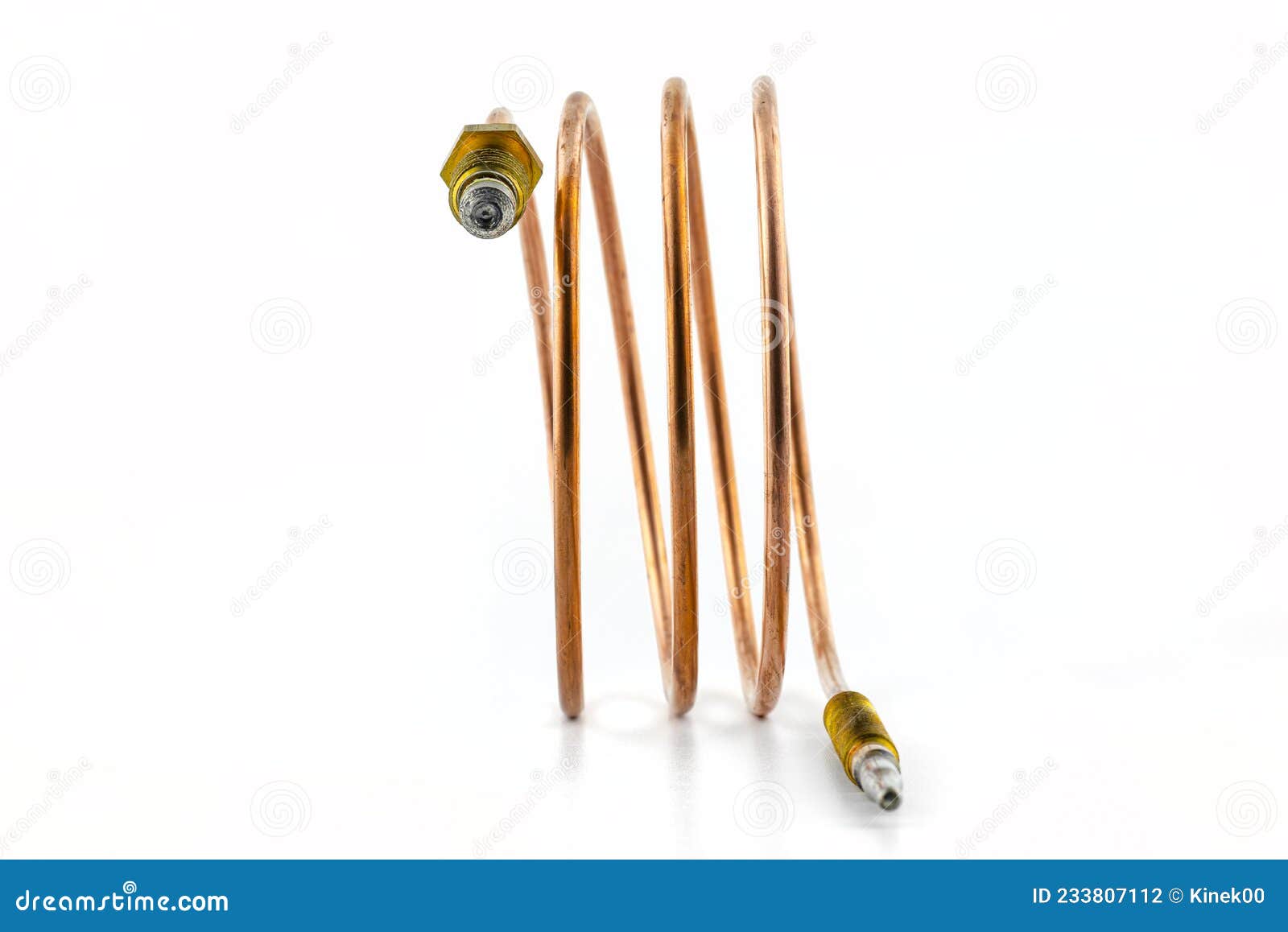 Macro Photo of a Temperature Probe Made of Copper in the Shape of a ...