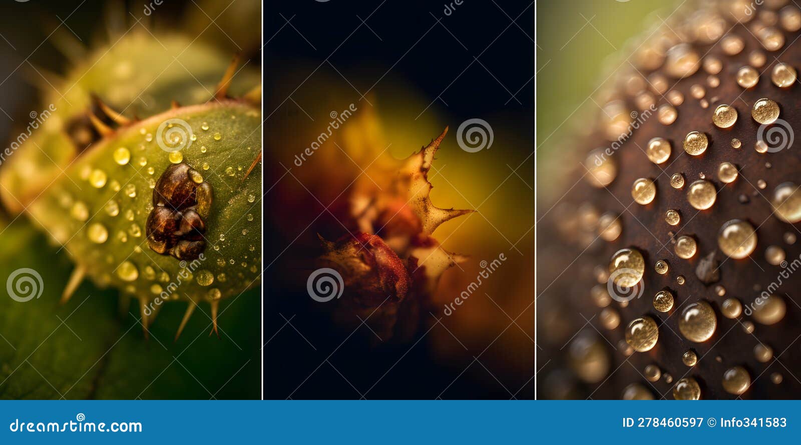 Macro Photography Details Textures Colors Generative AI Stock ...