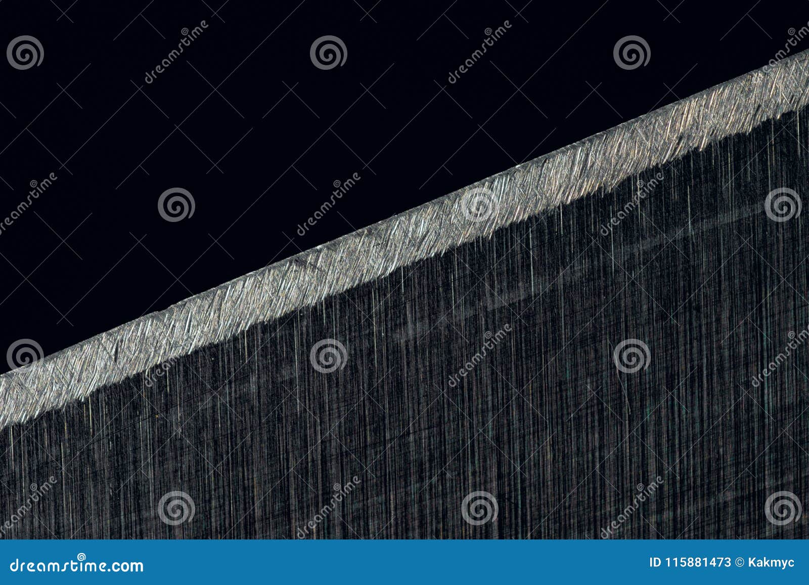 Macro knife edge stock image. Image of hunting, gray - 115881473