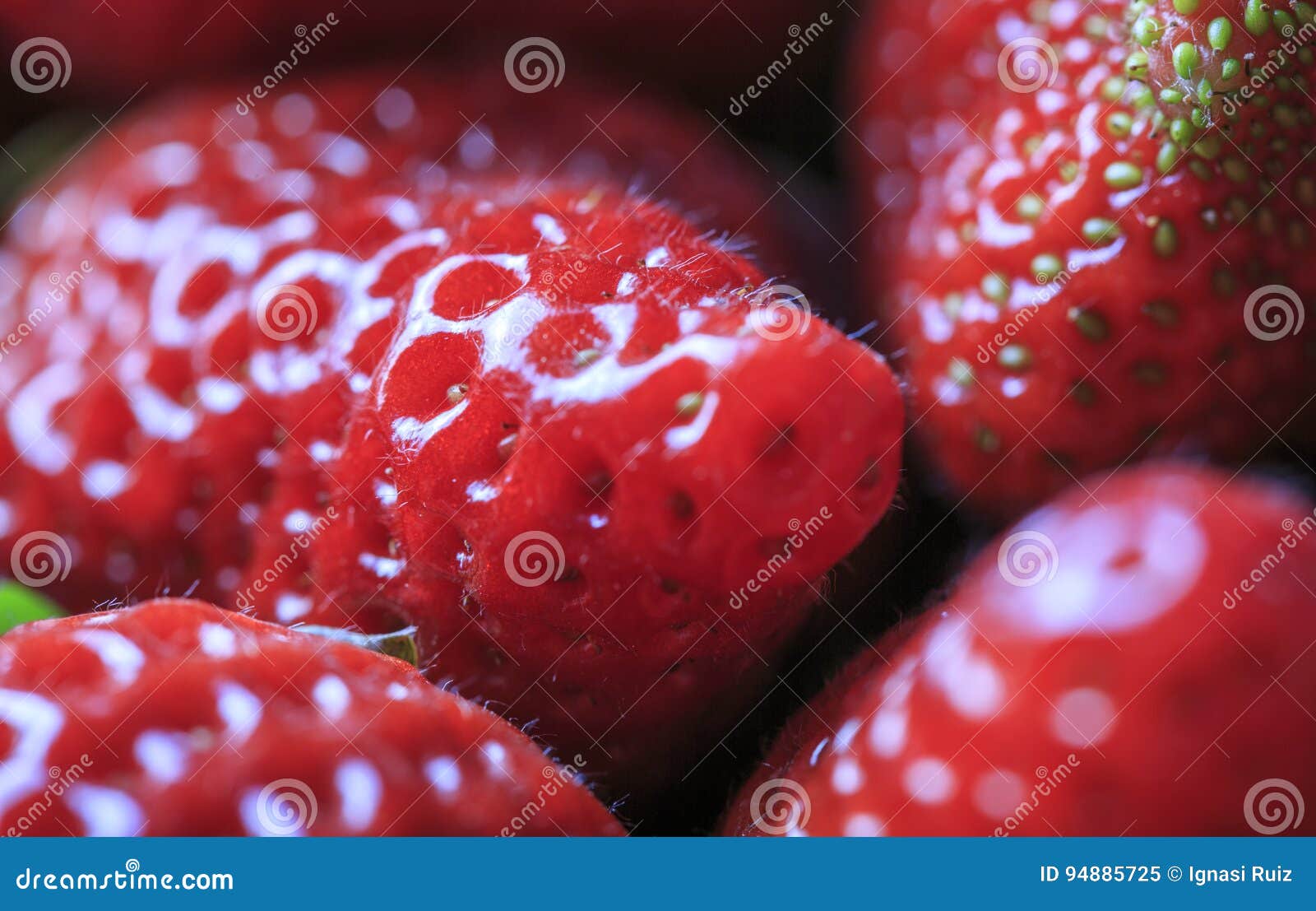 Macro Photography Strawberry Stock Image - Image of snack, color: 94885725