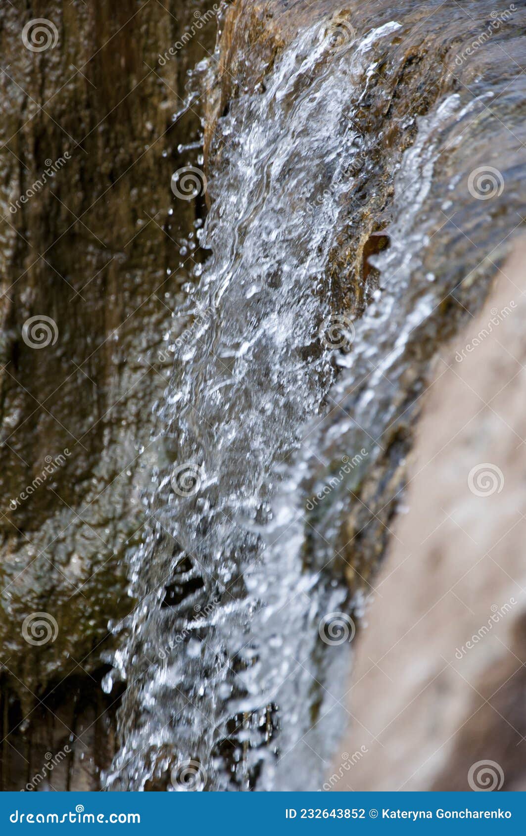 Macro Photography of Water Drops of Waterfall in Mountains Stock Photo ...