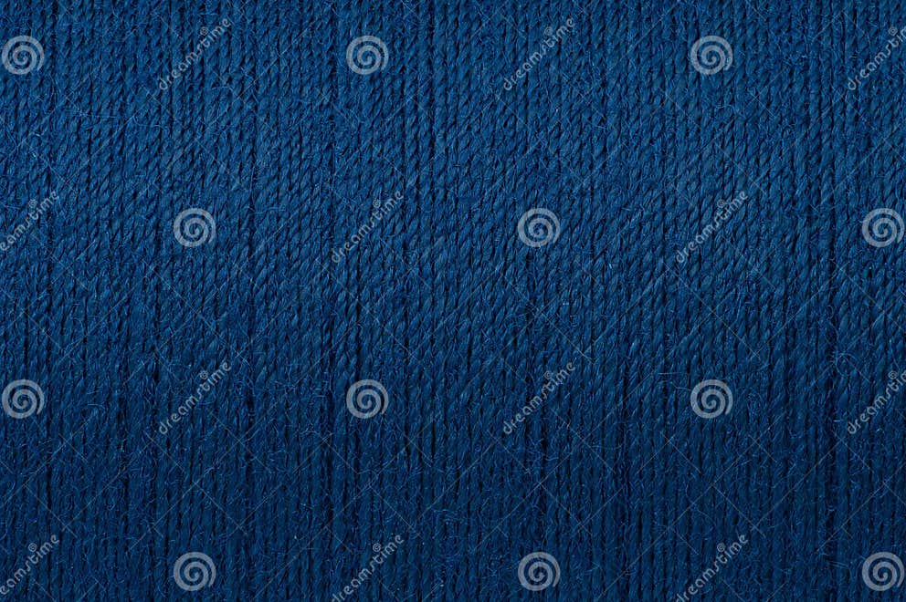 Macro Picture of Dark Blue Thread Texture Background Stock Illustration ...