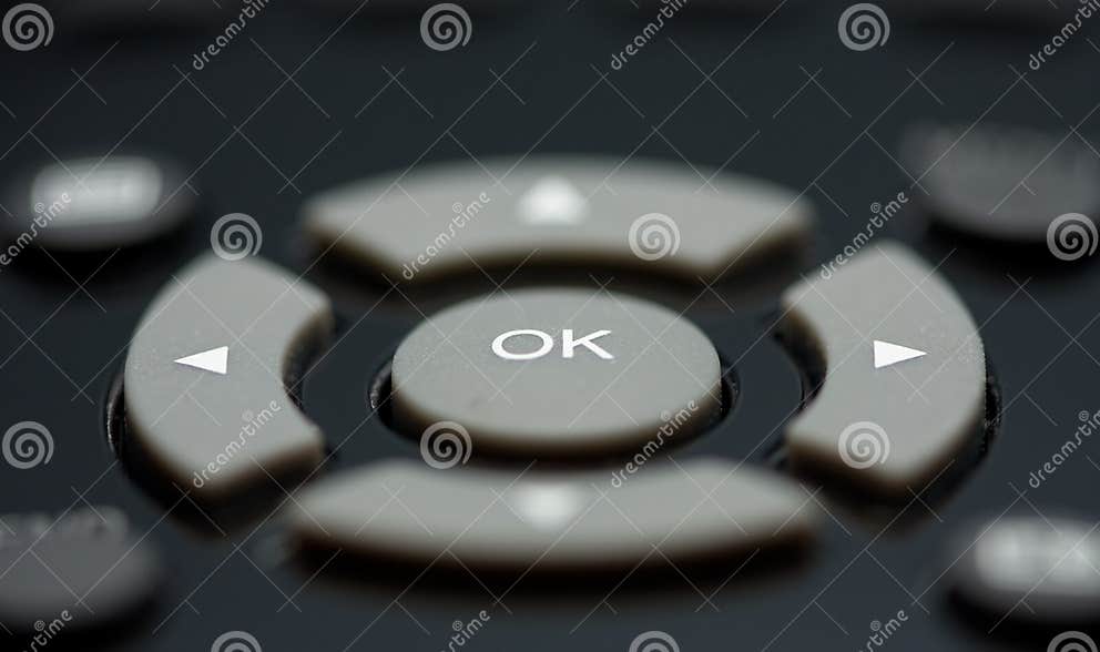 Macro of Remote Control Buttons Stock Photo - Image of zapping, choice ...