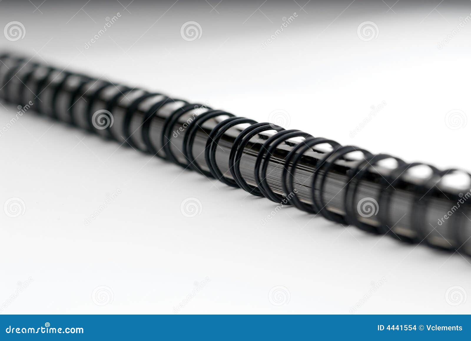 Macro Of A Ring Bound Document Picture. Image: 4441554