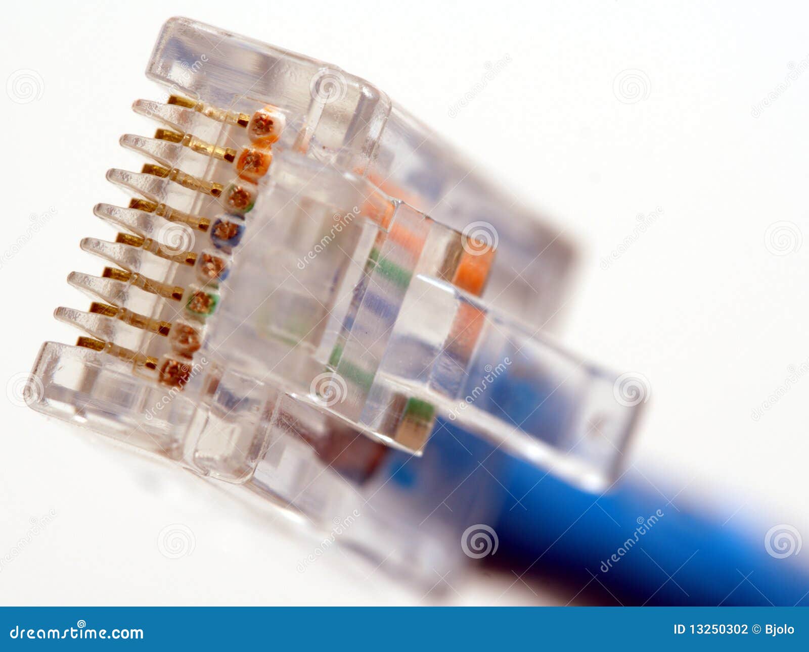 RJ45 Network Plugs Red And Yellow Royalty-Free Stock Photography ...