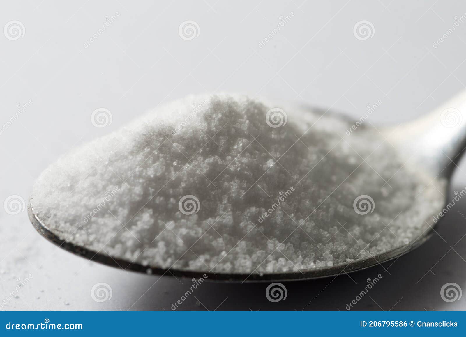 Spoonful of Salt stock photo. Image of rock, food, table - 206795586