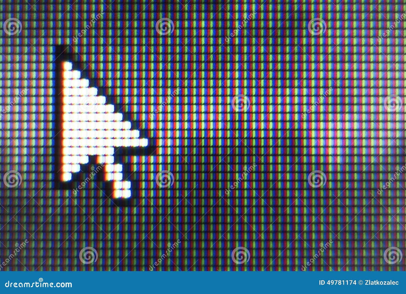 Macro screen lcd stock photo. Image of mail, arrow, display - 49781174