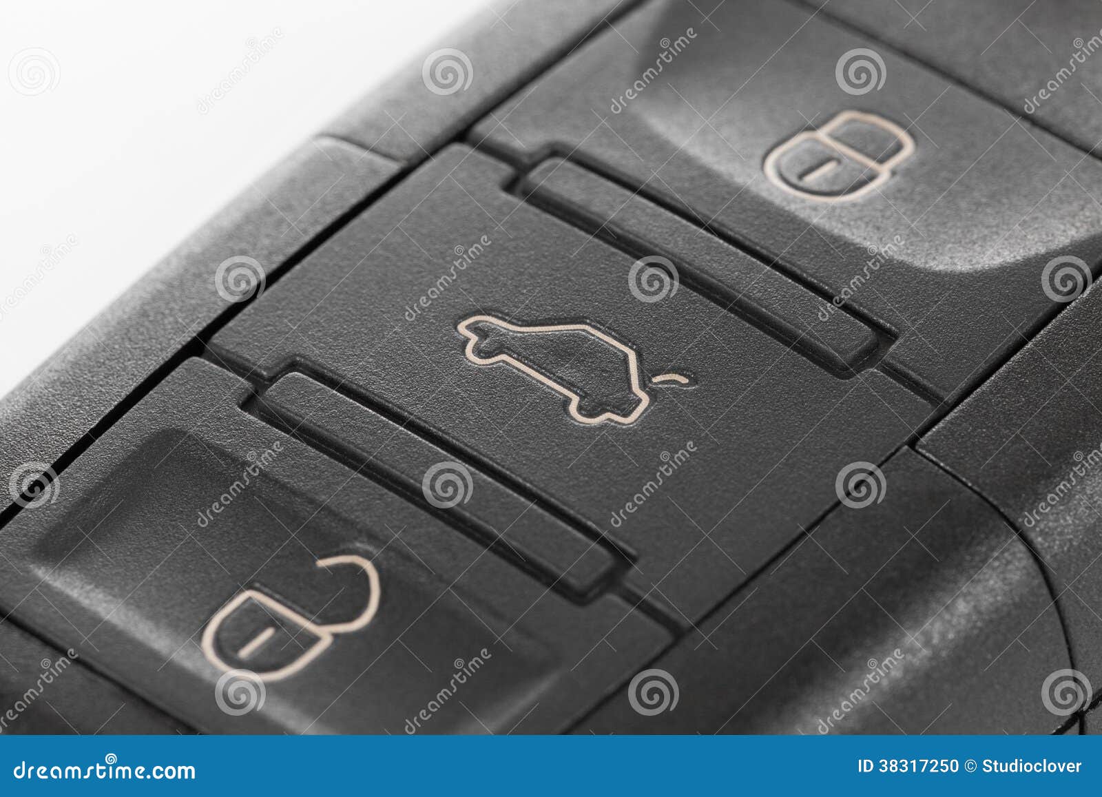 Macro Shoot of Car Keys with Remote Control System Stock Photo - Image ...