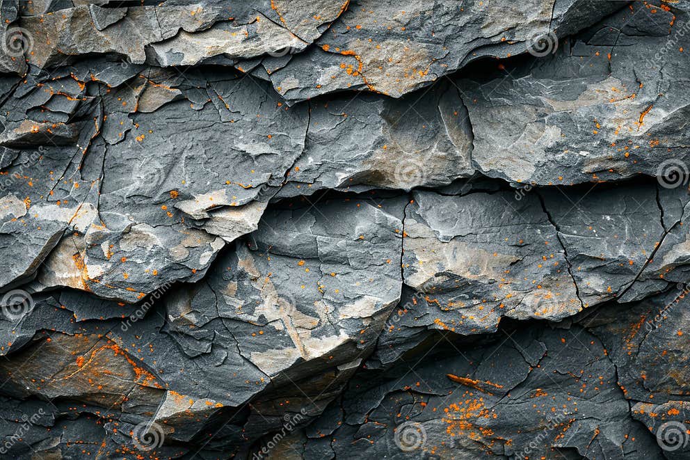 Macro Shot of an Ancient Stone Surface with Intricate Weathering ...