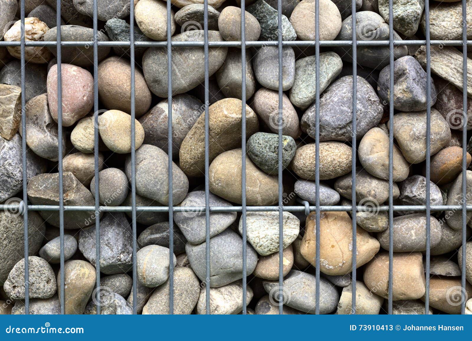 Macro Shot of an Architectural Gabion Texture Stock Image - Image of ...