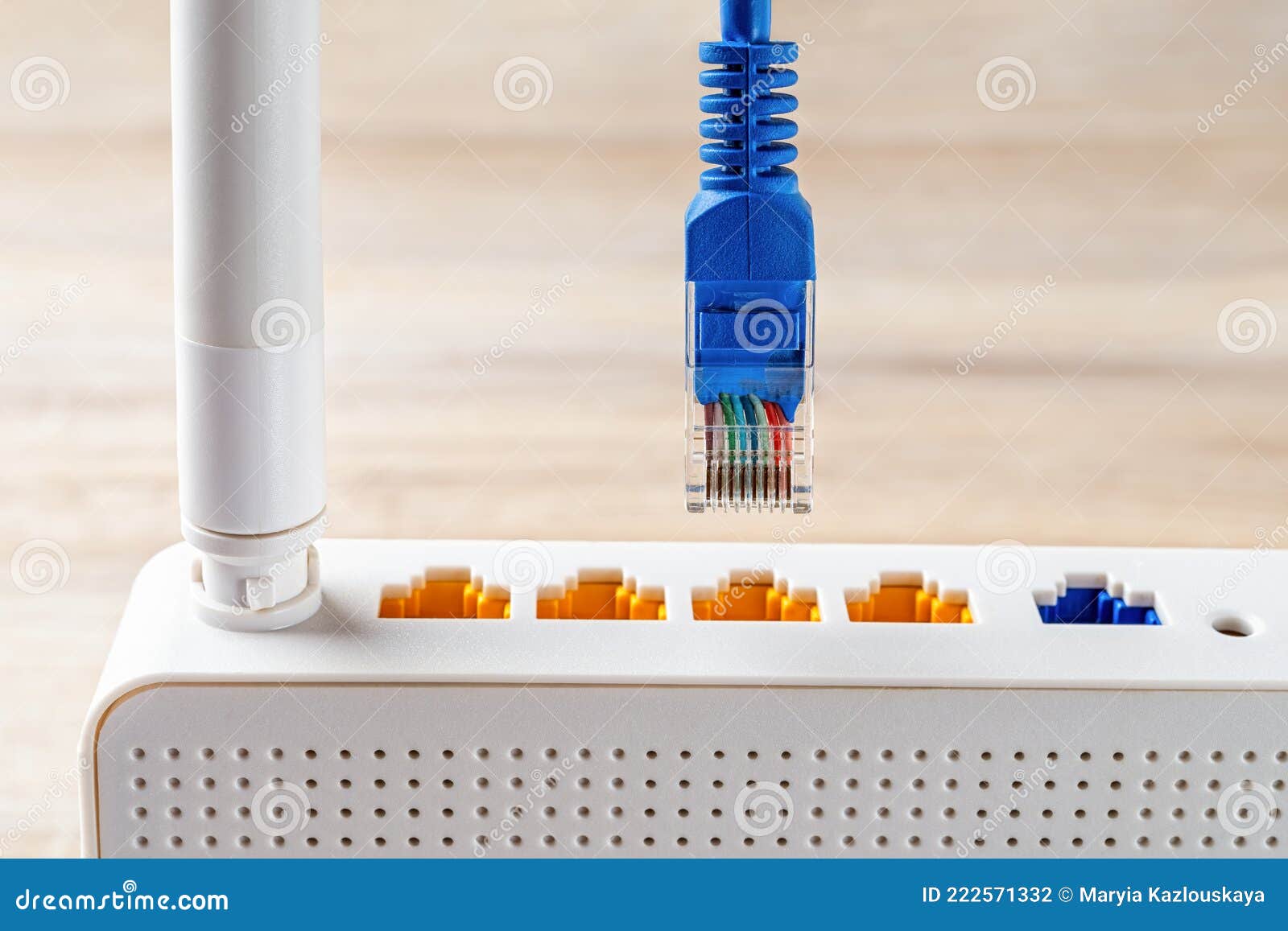 Dvi-d Socket Of White Adapter For Blue Vga Socket Monitor Cord Behind ...