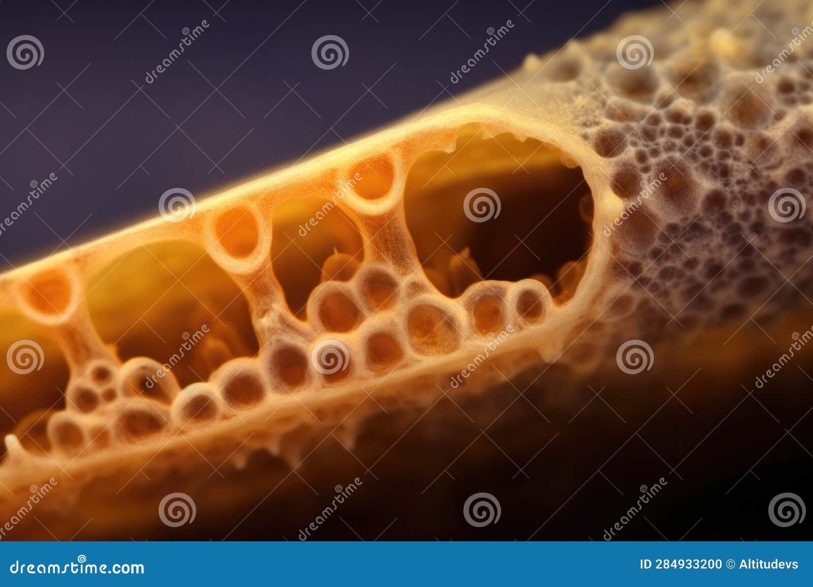 Macro Shot of a Bone Marrow Sample on a Slide Stock Photo - Image of ...