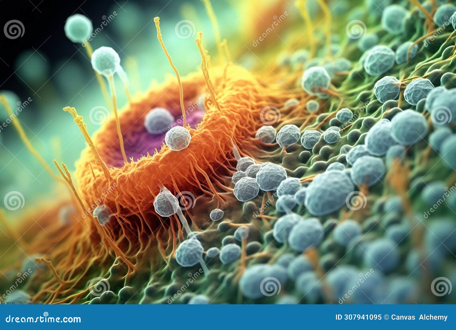 Macro Shot of Cell or Molecule. Scientific Image Stock Image - Image of ...