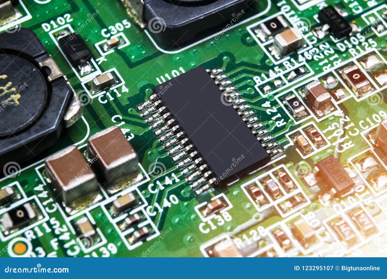Electronic Components Ideas. Closeup Of Rows Of Angular PCB Connectors ...