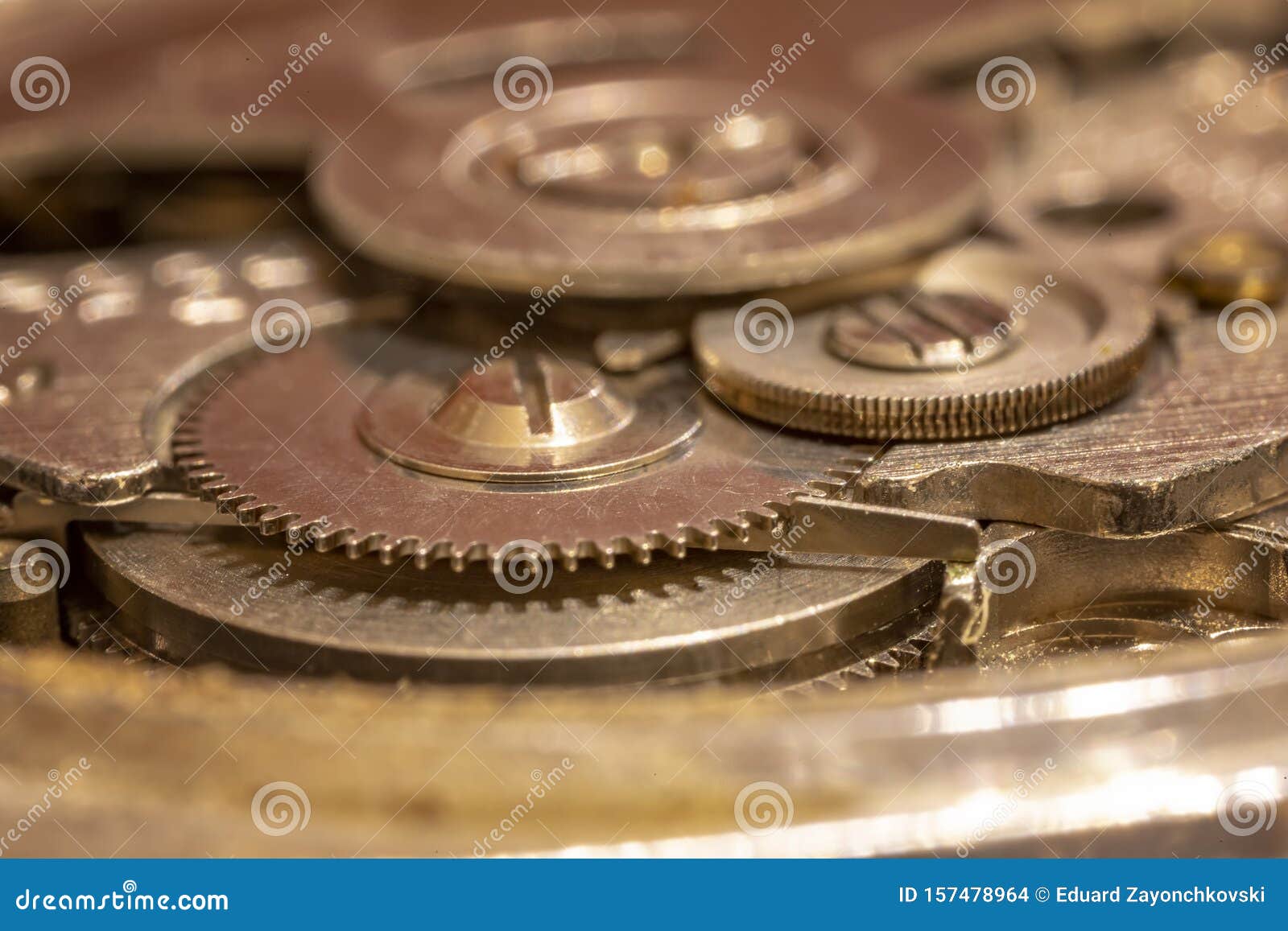 Gears Inside Clock Mechanism Stock Image | CartoonDealer.com #139322515