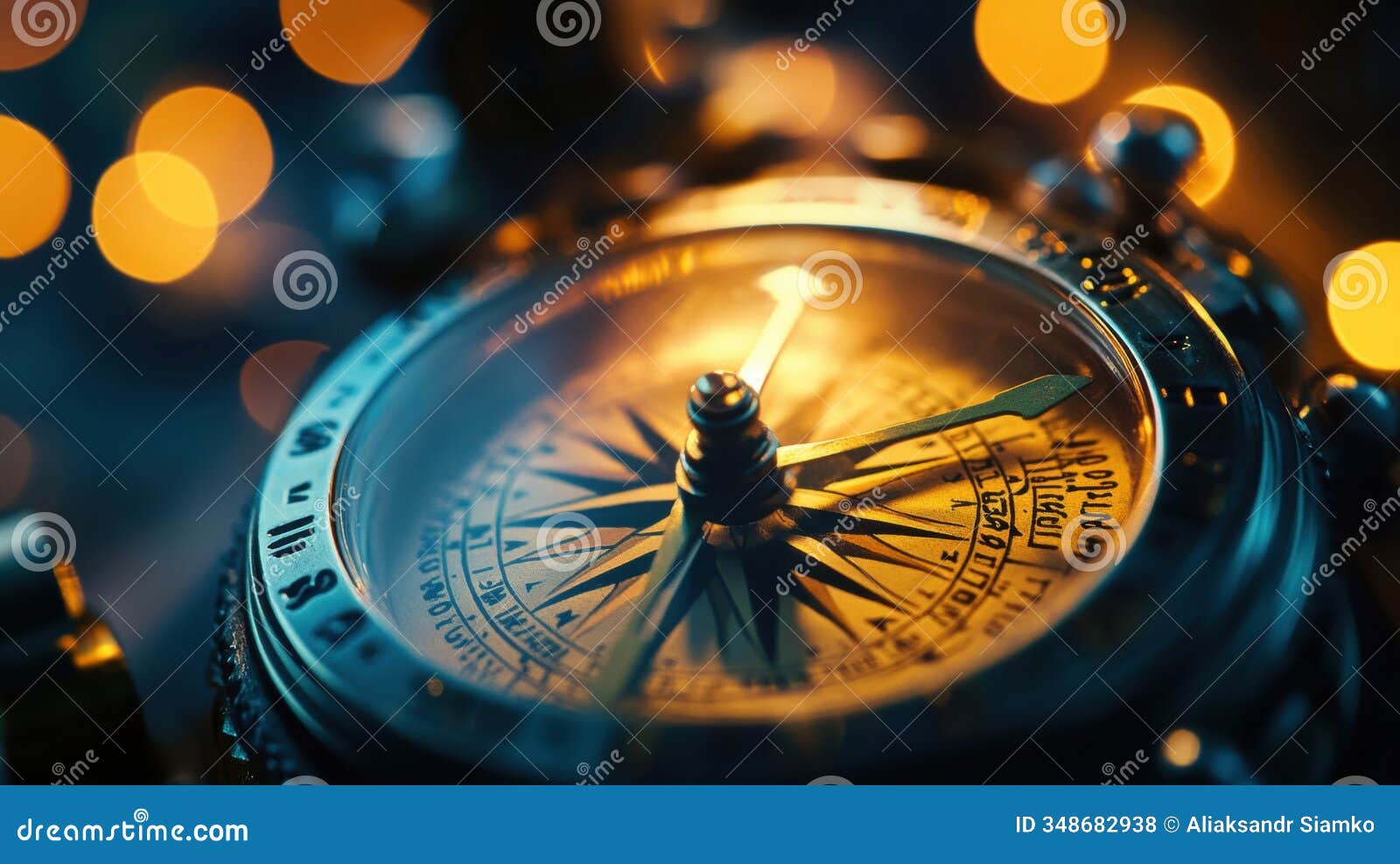 Compass Dial Icon In Rope Loops. Sea Voyages And Discoveries ...