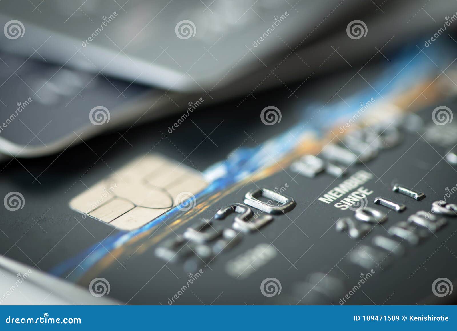 Macro shot credit card. stock image. Image of credit - 109471589