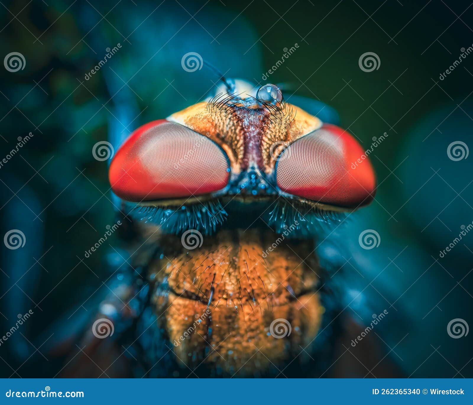 Macro Shot of the Details of a Diptera Fly Stock Photo - Image of ...