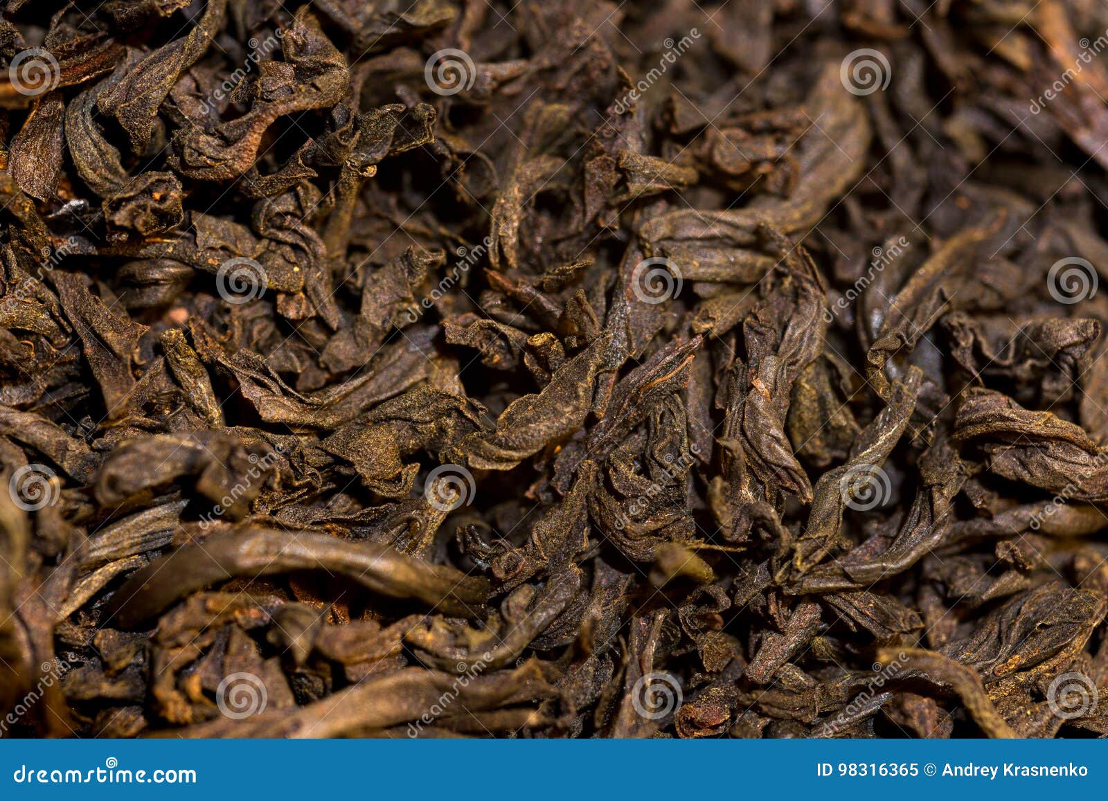 Macro Shot of Dried Tea Leaves Stock Image - Image of healthy, food ...