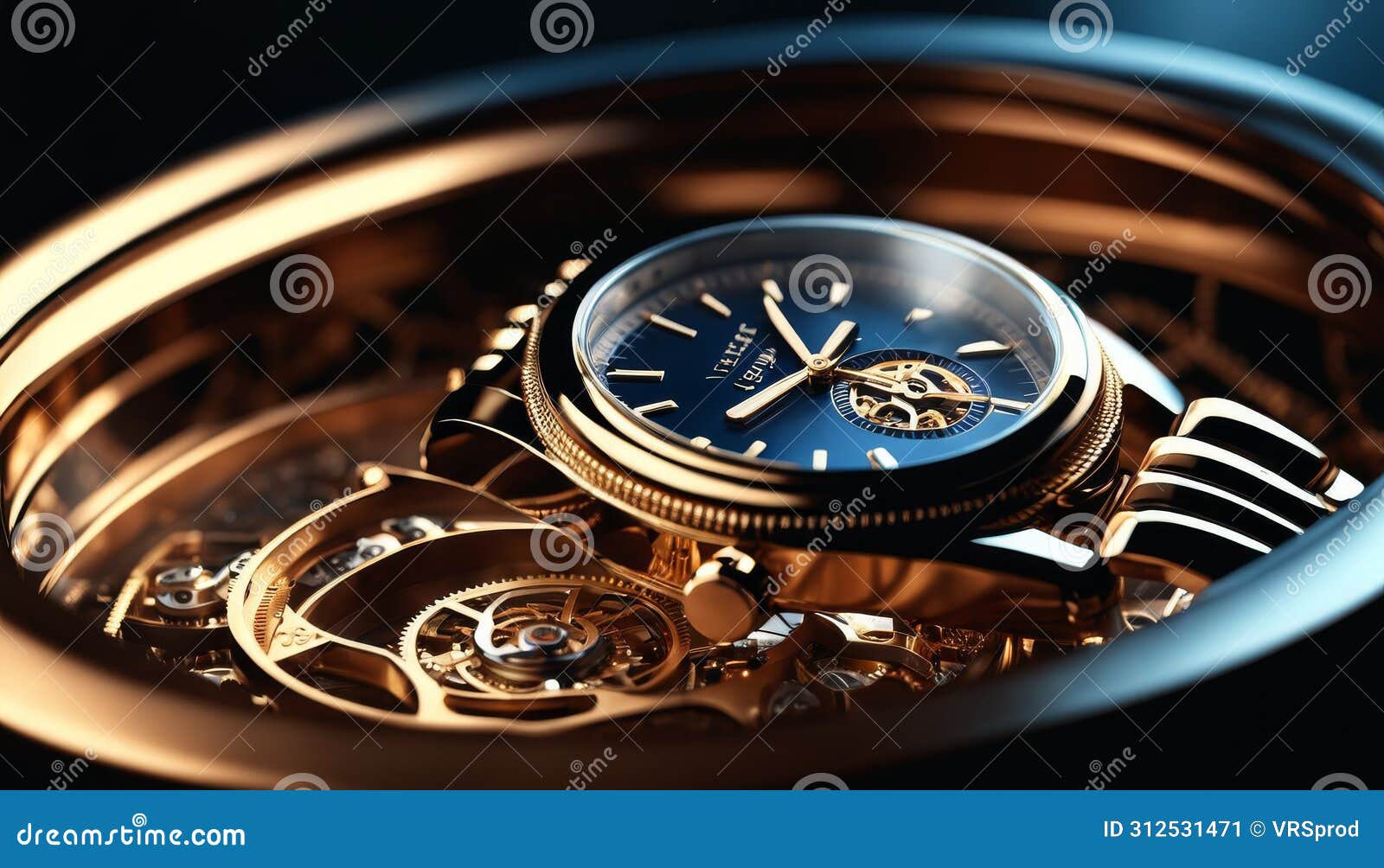 Intricate Timepiece Craftsmanship Stock Image - Image of jewelry ...