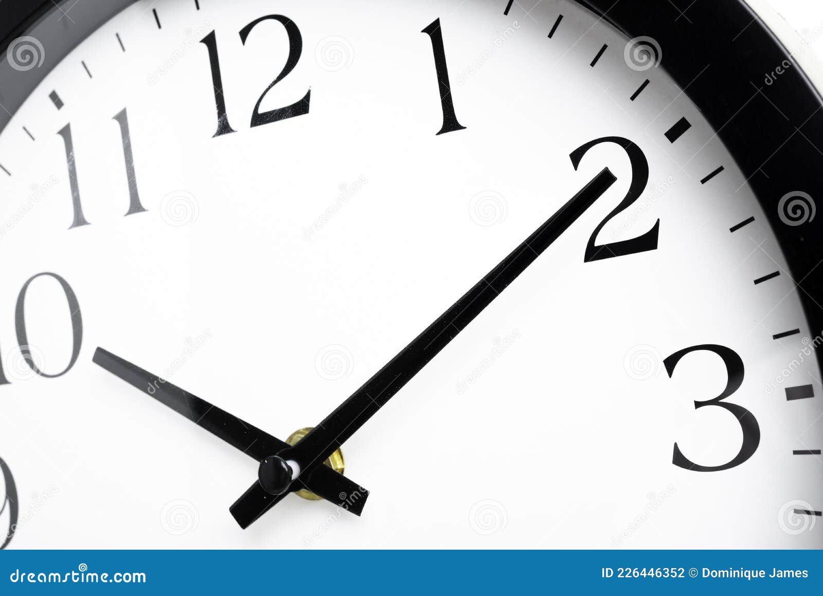 Macro Shot of the Face of a Dirty Wall Clock Stock Photo - Image of ...