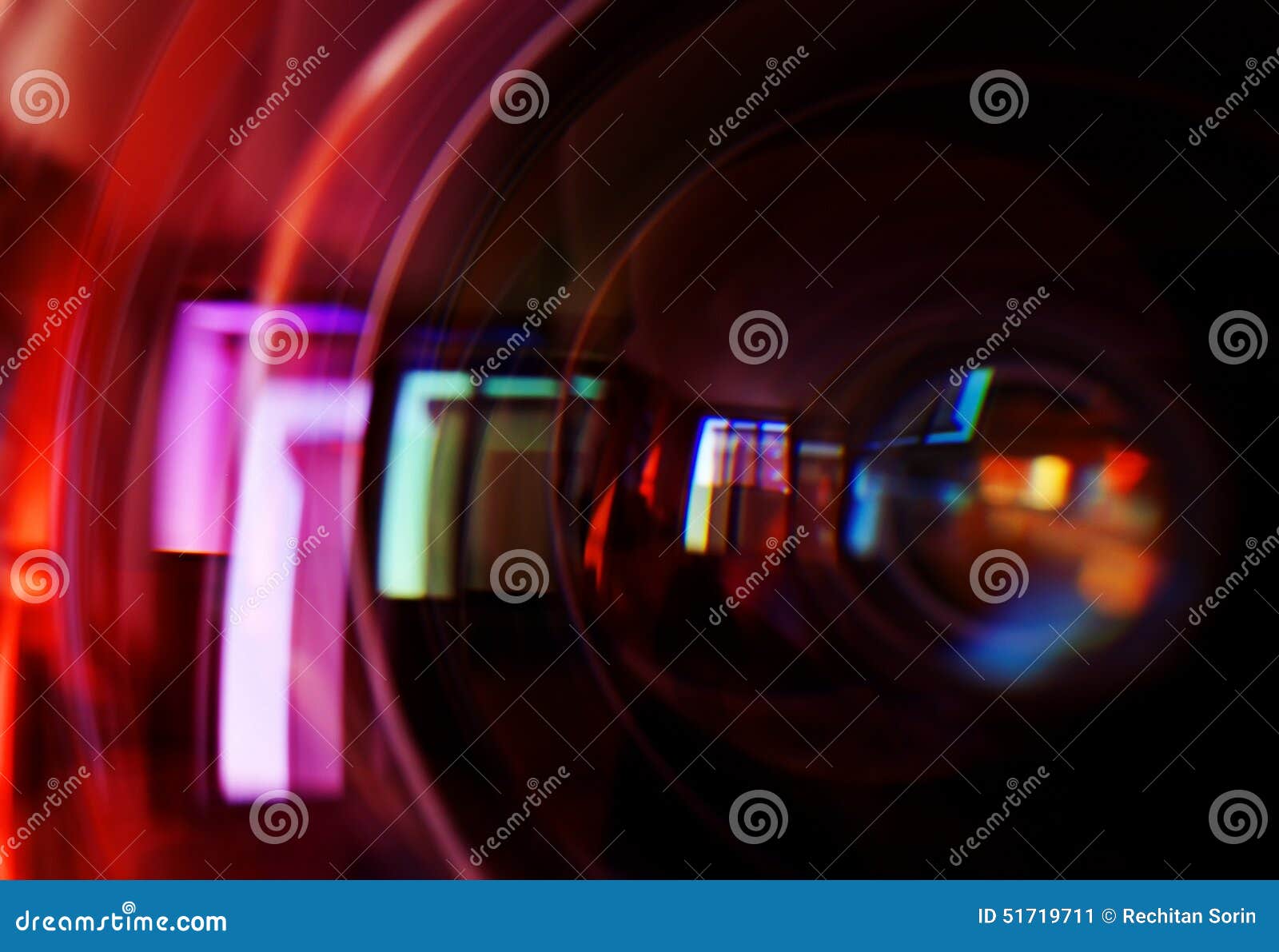 Macro Shot of Front Element of a Camera Lens Stock Image - Image of ...