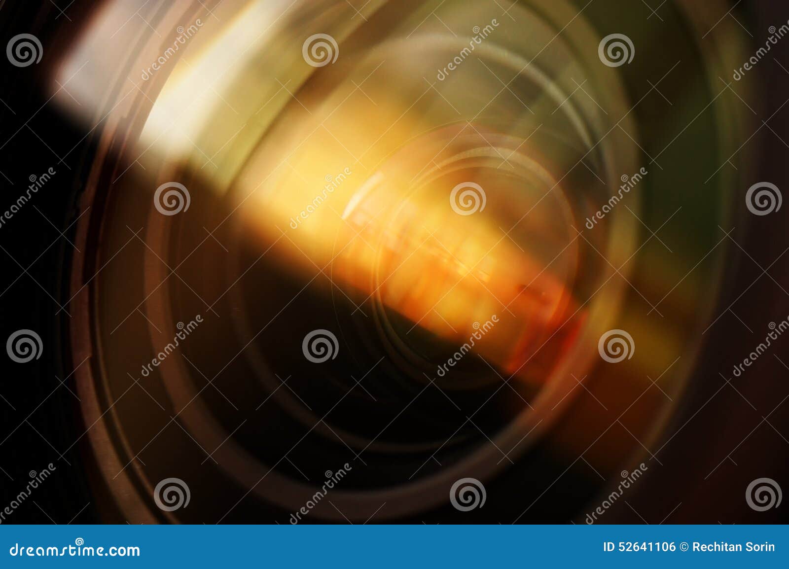 Macro Shot of Front Element of a Camera Lens Stock Photo - Image of ...