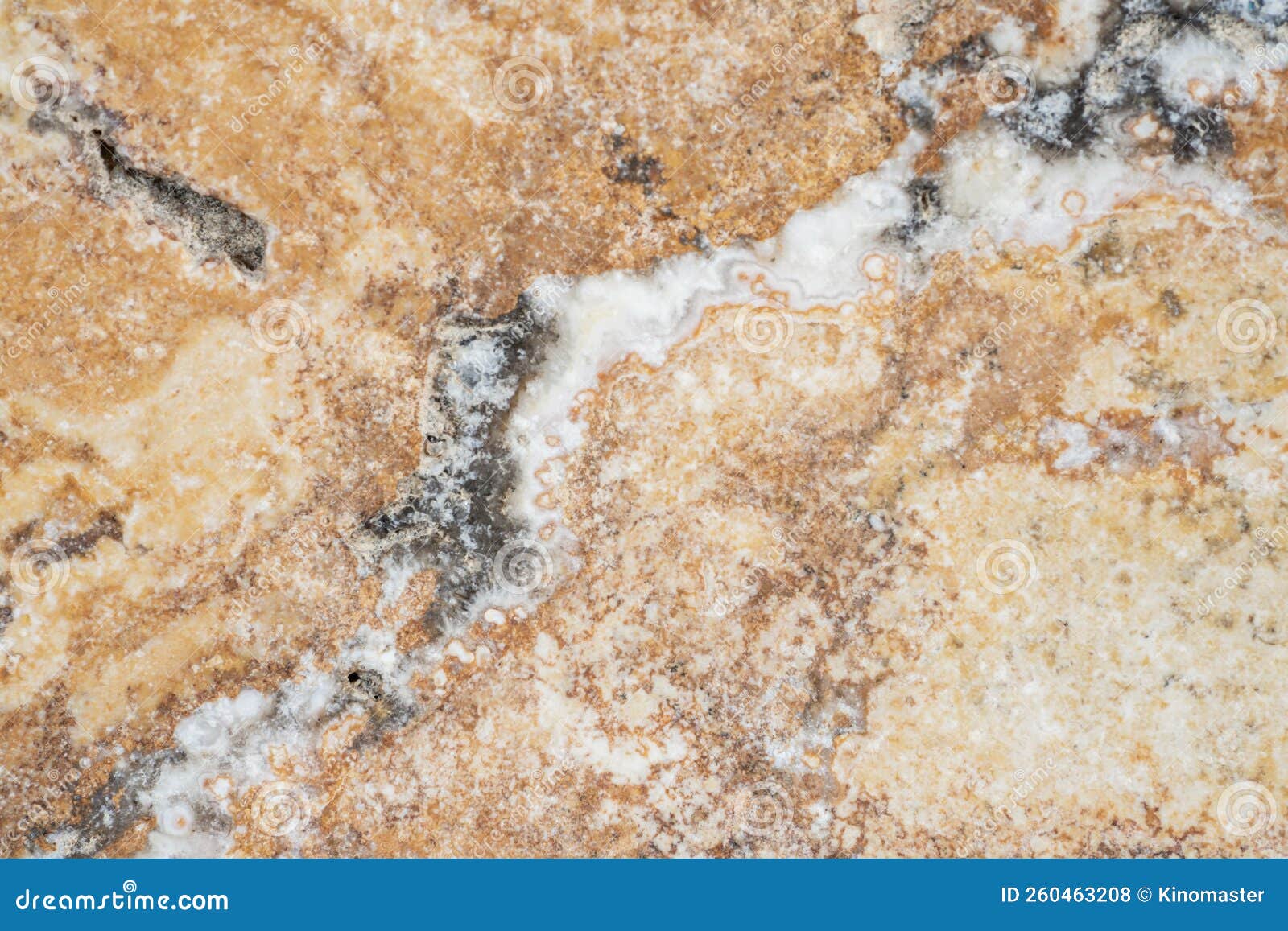 Macro Shot of Granite or Marble Stone Structure with Brown White ...