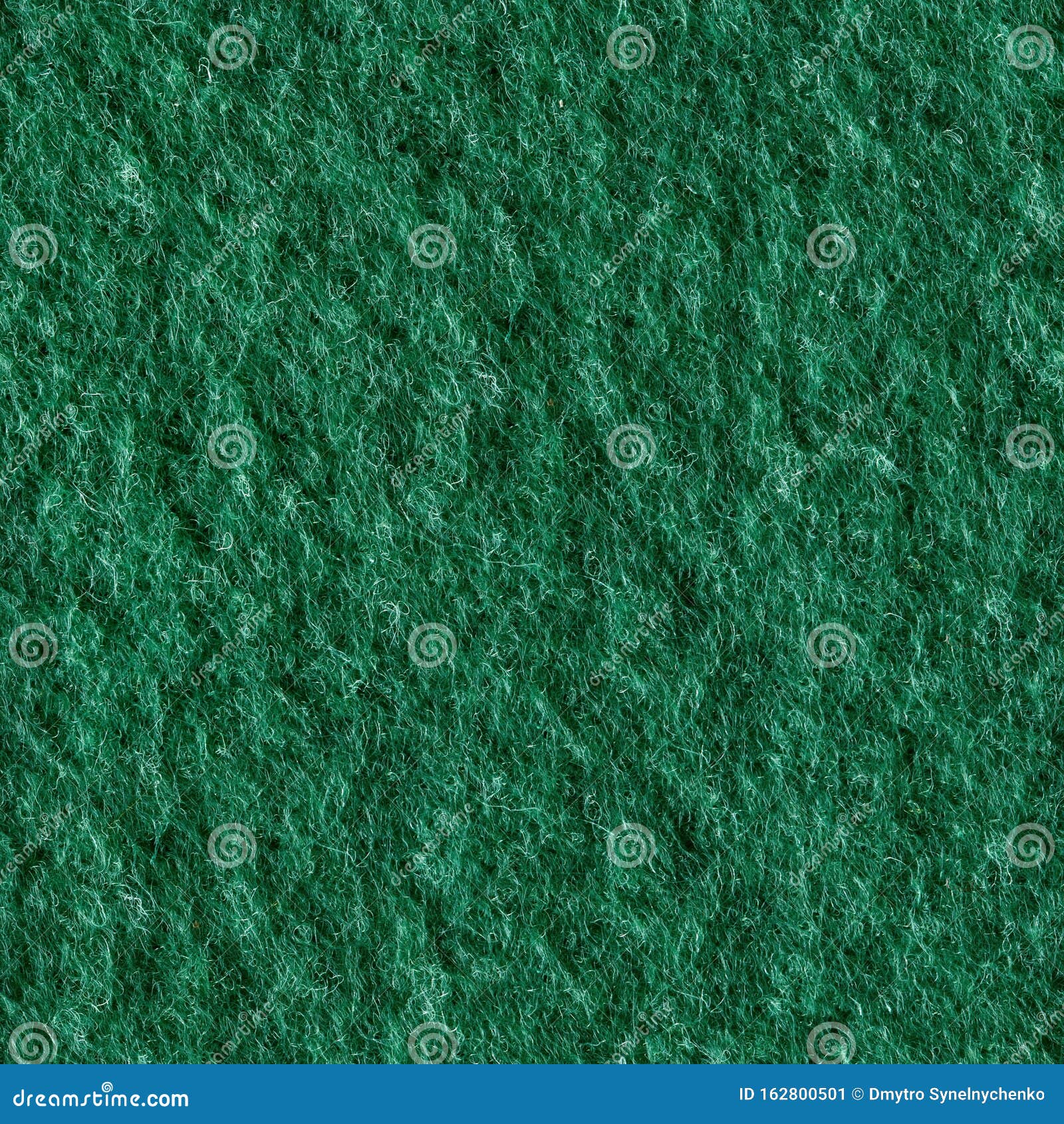 Macro Shot of Green Felt Tissue Cloth, Closeup Texture. Seamless Square ...