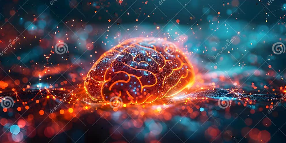 Macro Shot of Interlinked Lines Representing Neuroscience Concepts in ...