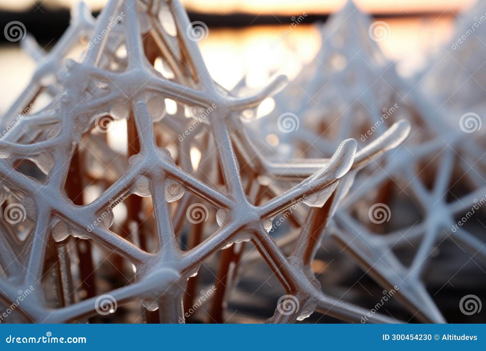 Crystal Structures With A Crystalline Clarity Stock Photography ...