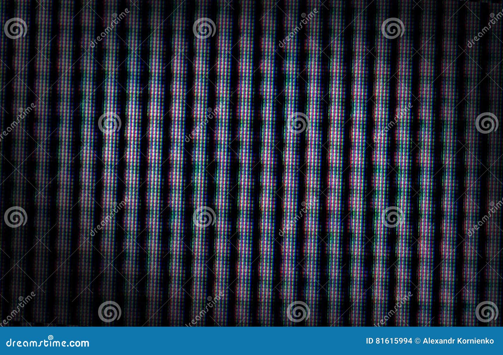Macro Shot of a LCD Tv Pixels Stock Photo - Image of abstract ...
