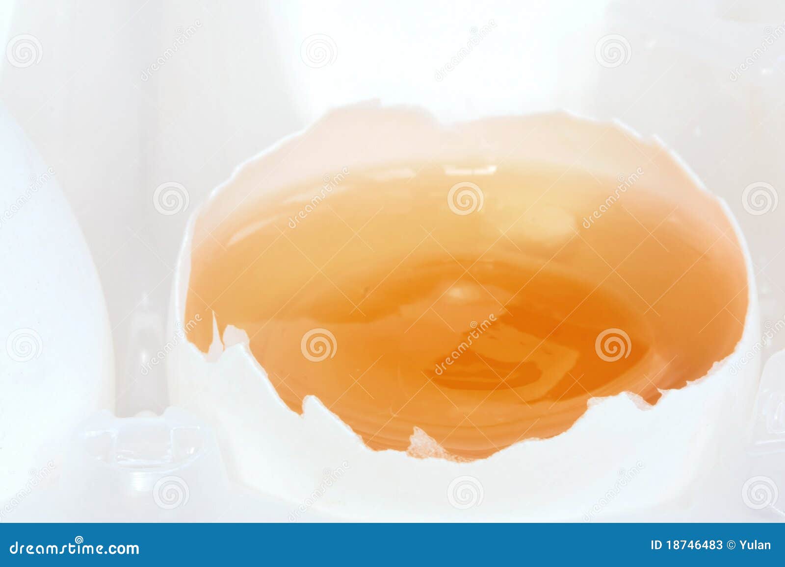 Macro shot of an open egg stock image. Image of eggshell - 18746483