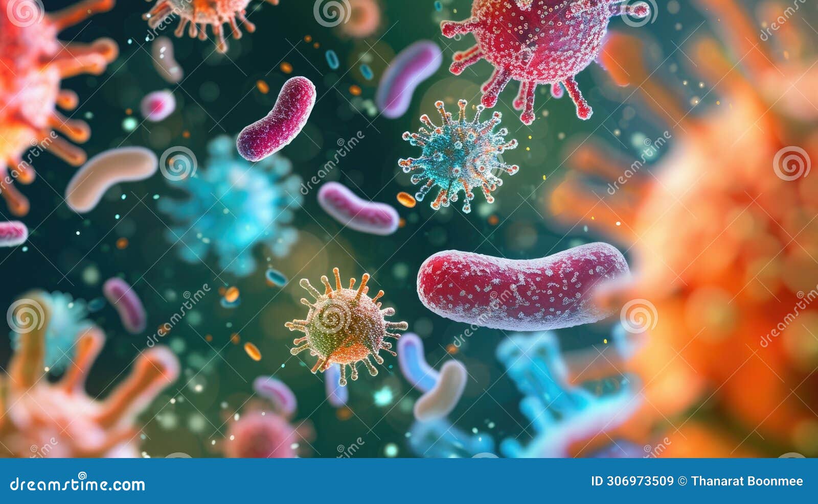 Macro Shot Reveals Diverse Types of Microbes, Highlighting Their ...