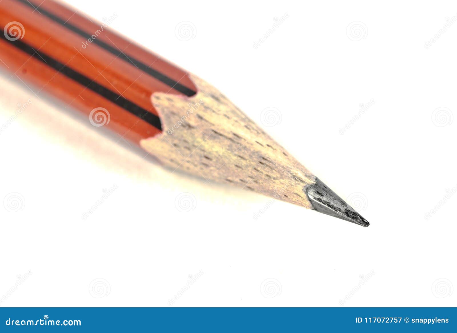 Macro Shot of a Sharpened Pointed Lead Pencil Stock Image - Image of ...