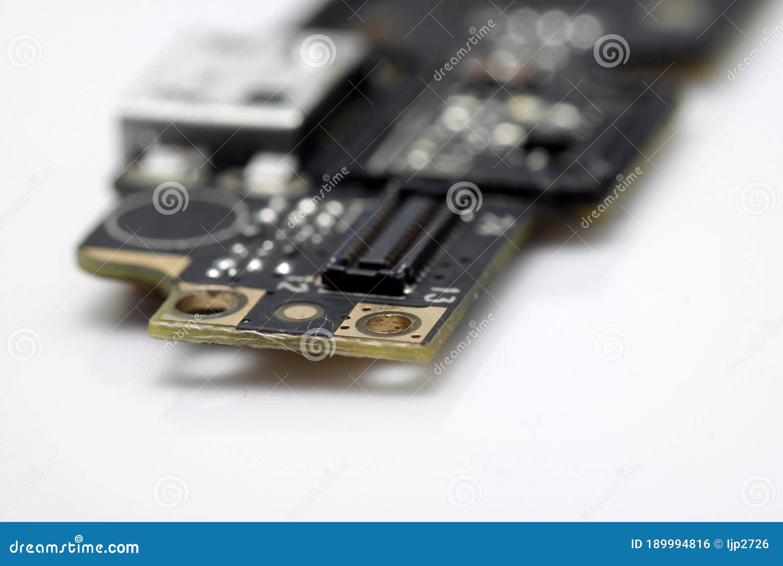 Macro Shot of Smartphone Charging Module Stock Photo - Image of ...