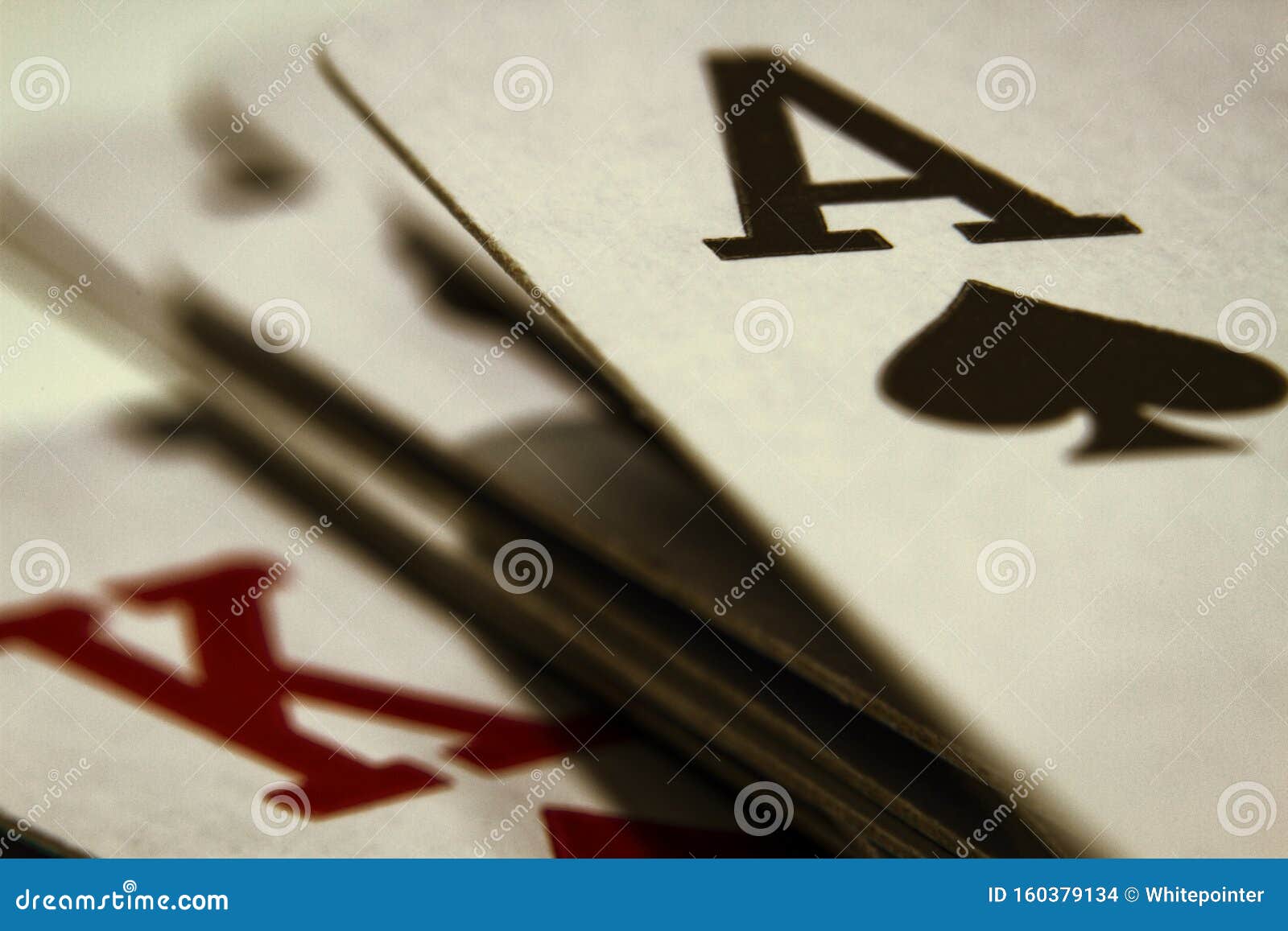 Macro Shot Stack of Playing Cards Stock Photo - Image of loose, cards ...