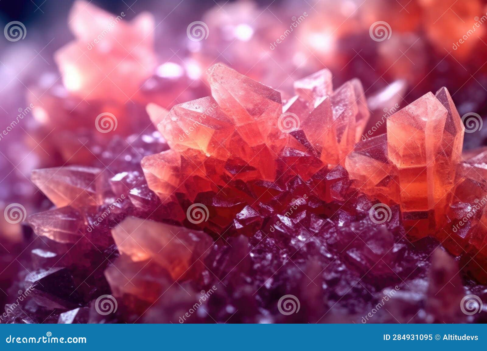 Macro Shot of Sugar Crystals Forming on Candy Surface Stock Image ...
