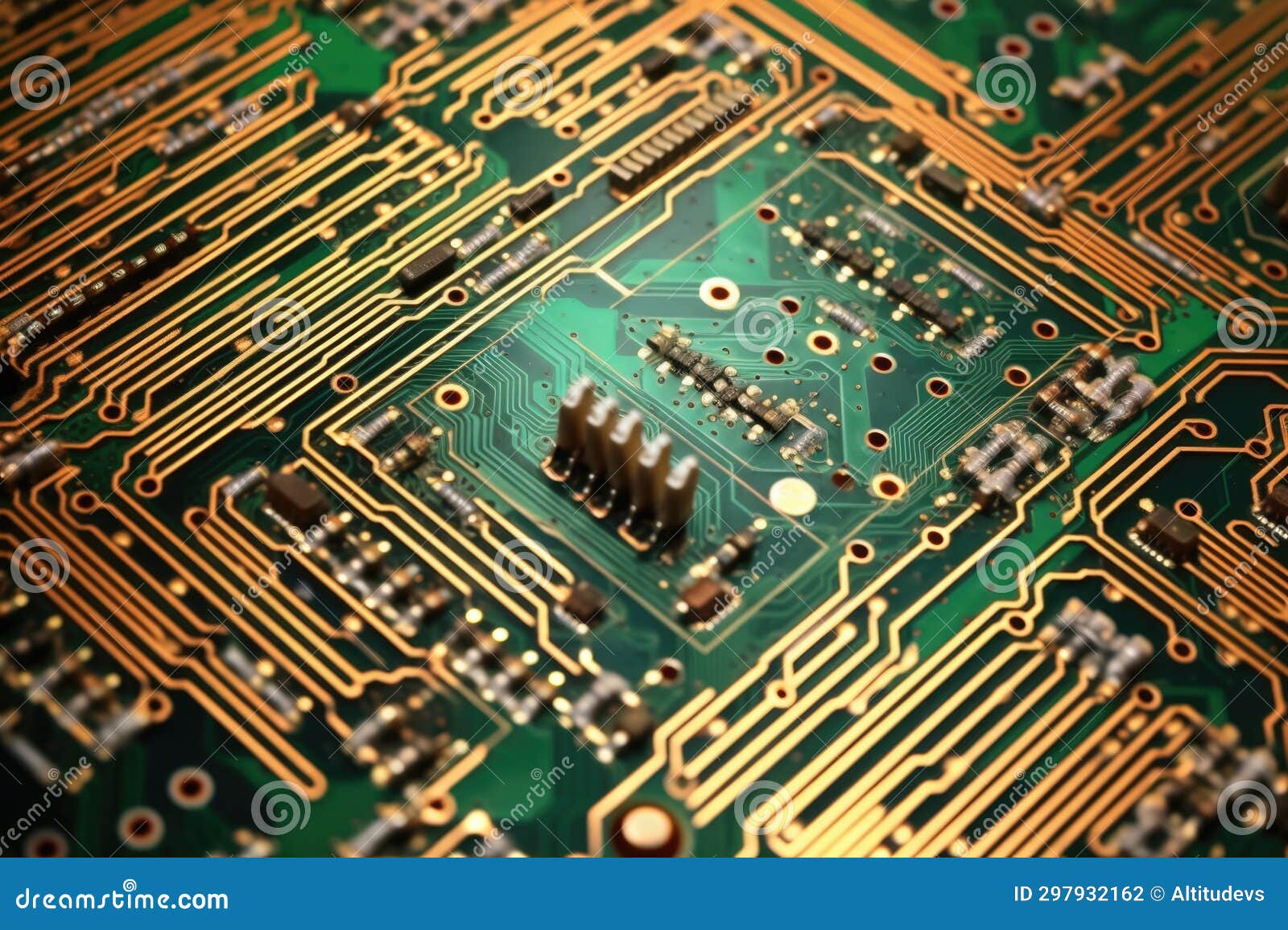 Macro Shot of Tiny Chip Patterns on a Smartphones Circuit Board Stock ...