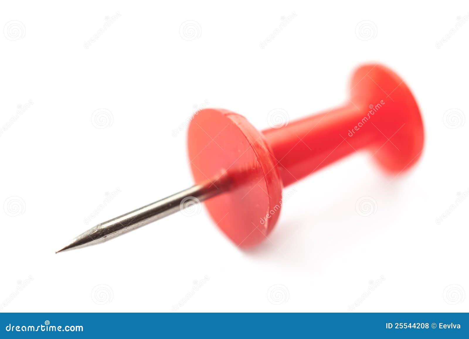 Macro shot of tip pin. stock photo. Image of pinned, push - 25544208