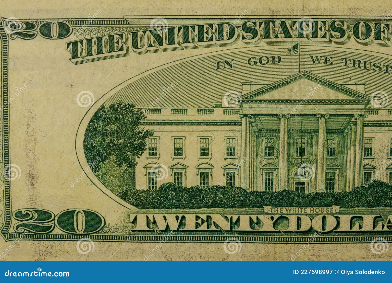 Macro Shot of Twenty Dollar Bill Stock Image - Image of greenback, note ...