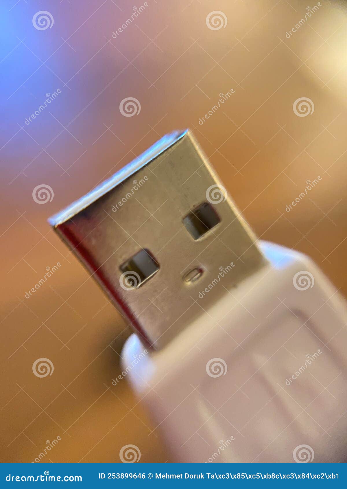 Macro Shot of Usb Connector Close Up View Stock Photo - Image of port ...