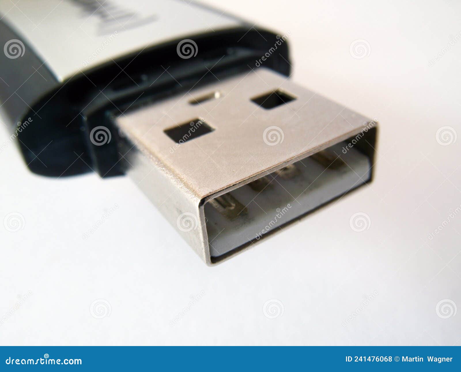 Macro Shot of a USB Connector in a Communication Device Stock Photo ...