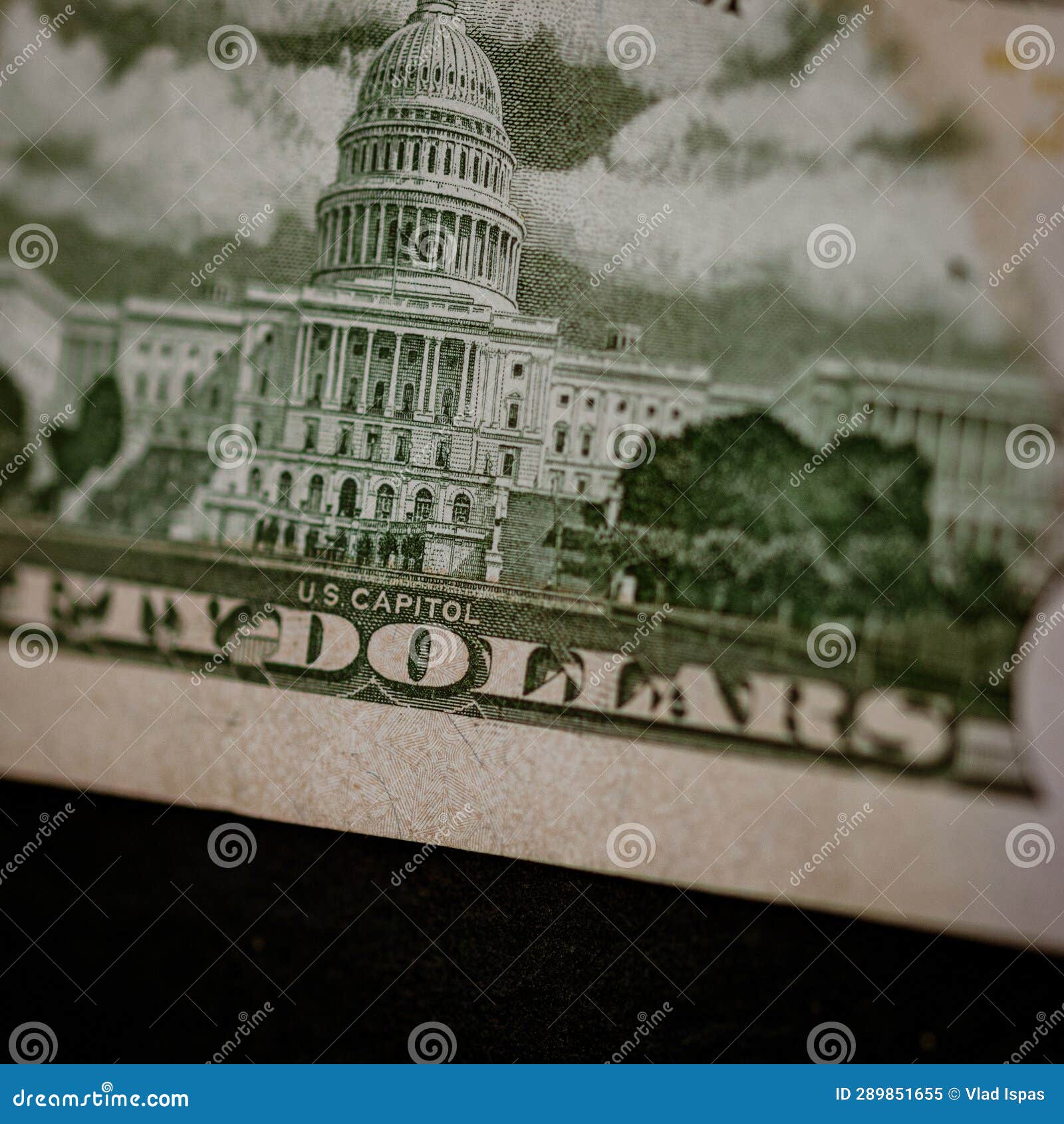 Macro Shot of USD Currency. USD Inflation, US Money Stock Image - Image ...