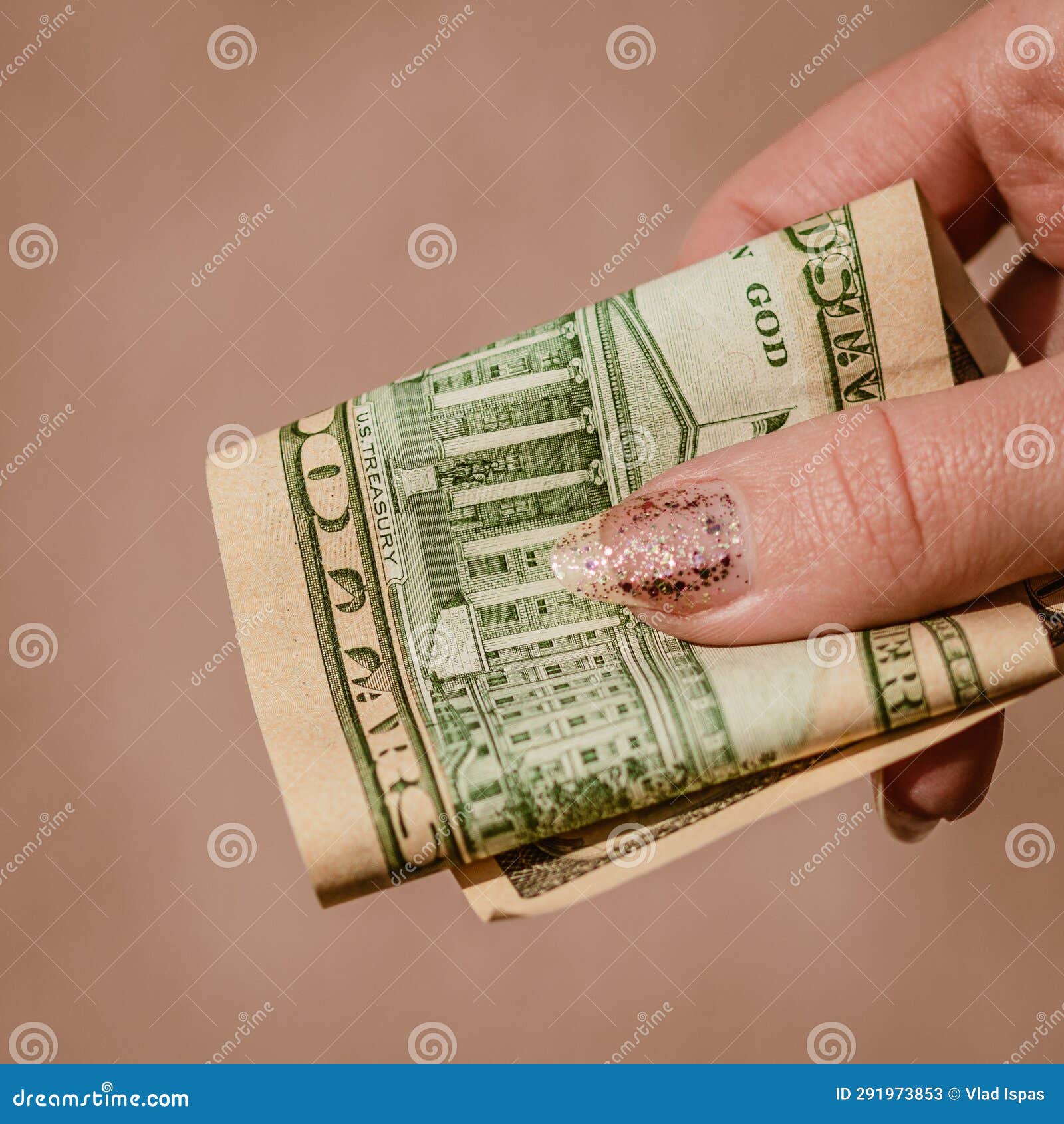 Macro Shot of USD Currency. USD Inflation, US Money Stock Image - Image ...