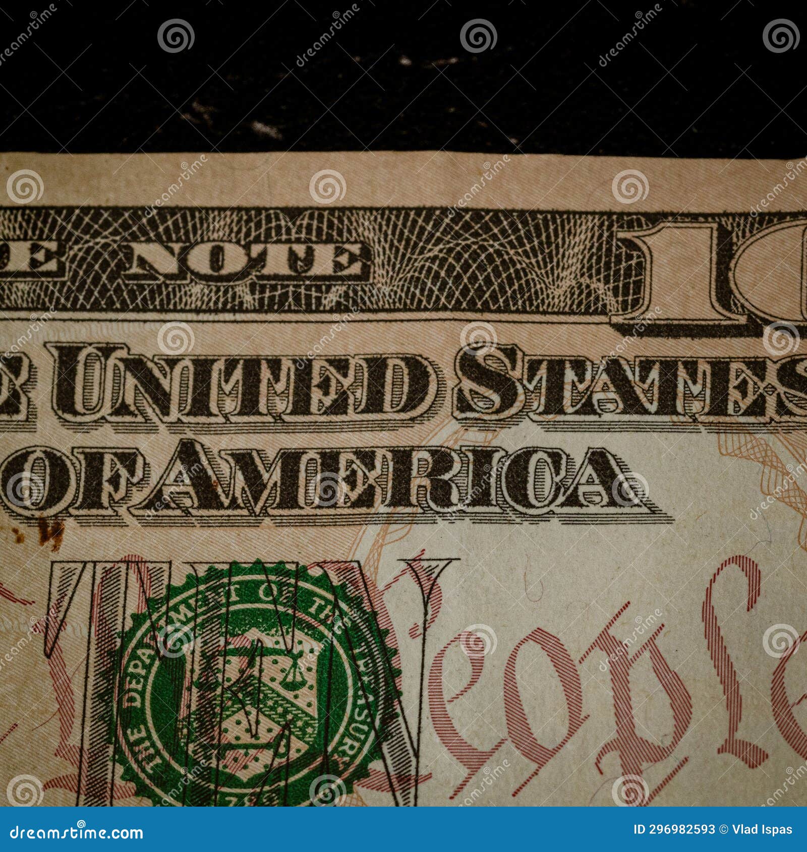 Macro Shot of USD Currency. USD Inflation, US Money Stock Image - Image ...
